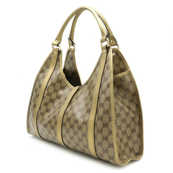 Gucci | Bags | Gucci Khaki Crystal Gg Tan Handbag | Poshmark